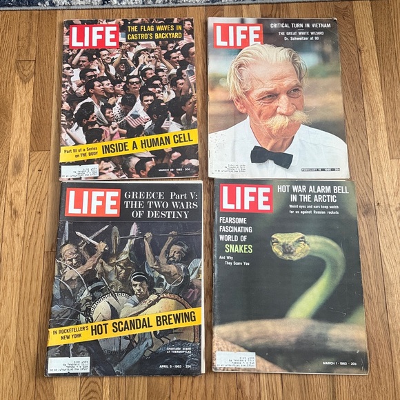 LIFE | Other | Vintage Life Magazines Set Of 4 | Poshmark
